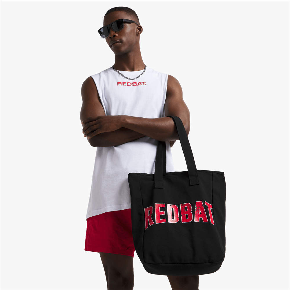 Redbat Unisex 20th Anniversary Black Shopper Bag - Bash.com