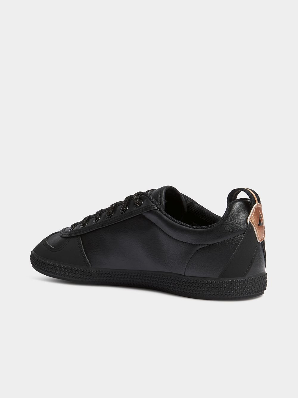 Women's Le Coq Sportif Provencale II Low Black/Rose Gold Sneaker - Bash.com