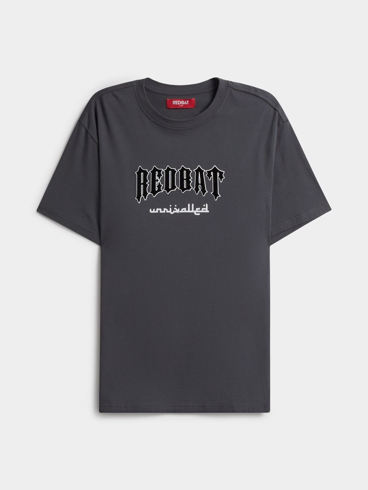 Redbat Men's Charcoal Graphic T-Shirt - Bash.com