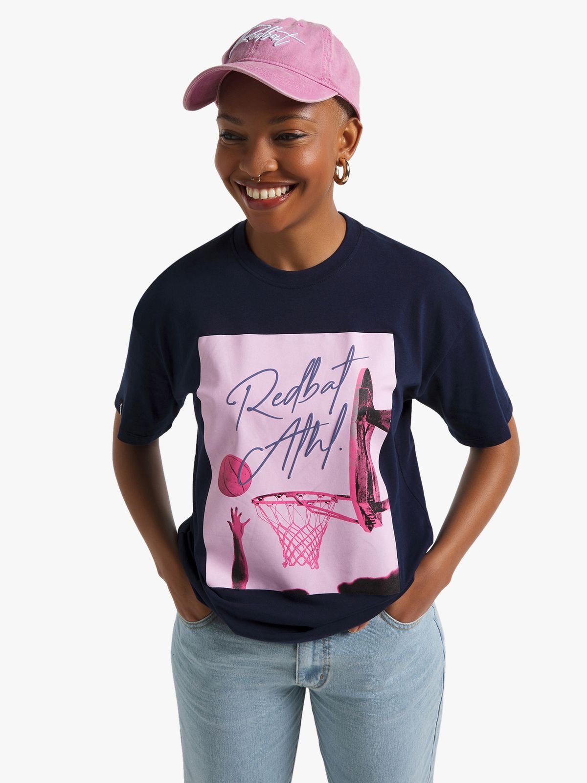 Redbat Athletics Women's Navy T-Shirt - Bash.com