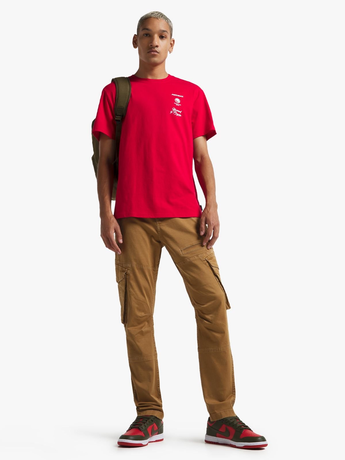 Redbat Men's Red Graphic T-Shirt - Bash.com