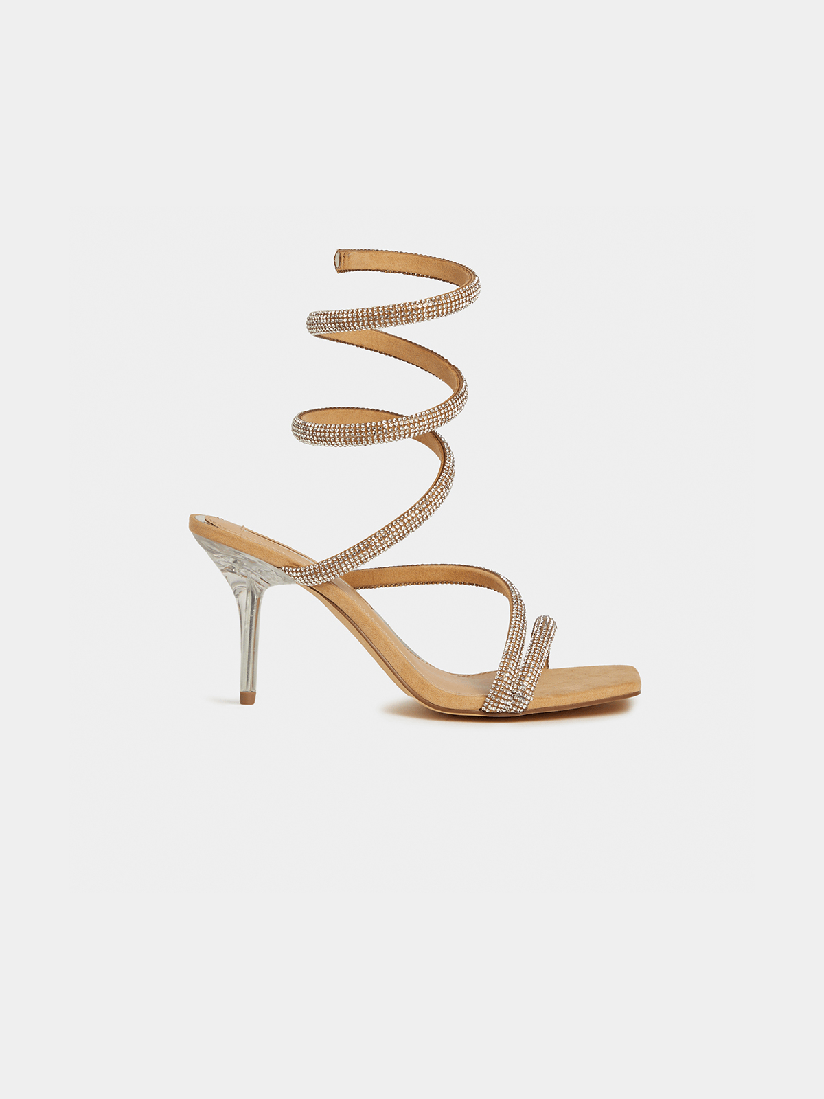 Luella Crystal Encrusted Spiral Heels - Bash.com