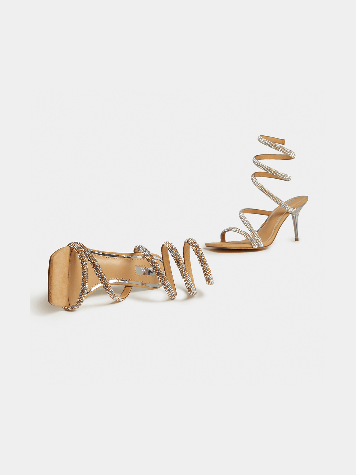 Luella Crystal Encrusted Spiral Heels - Bash.com