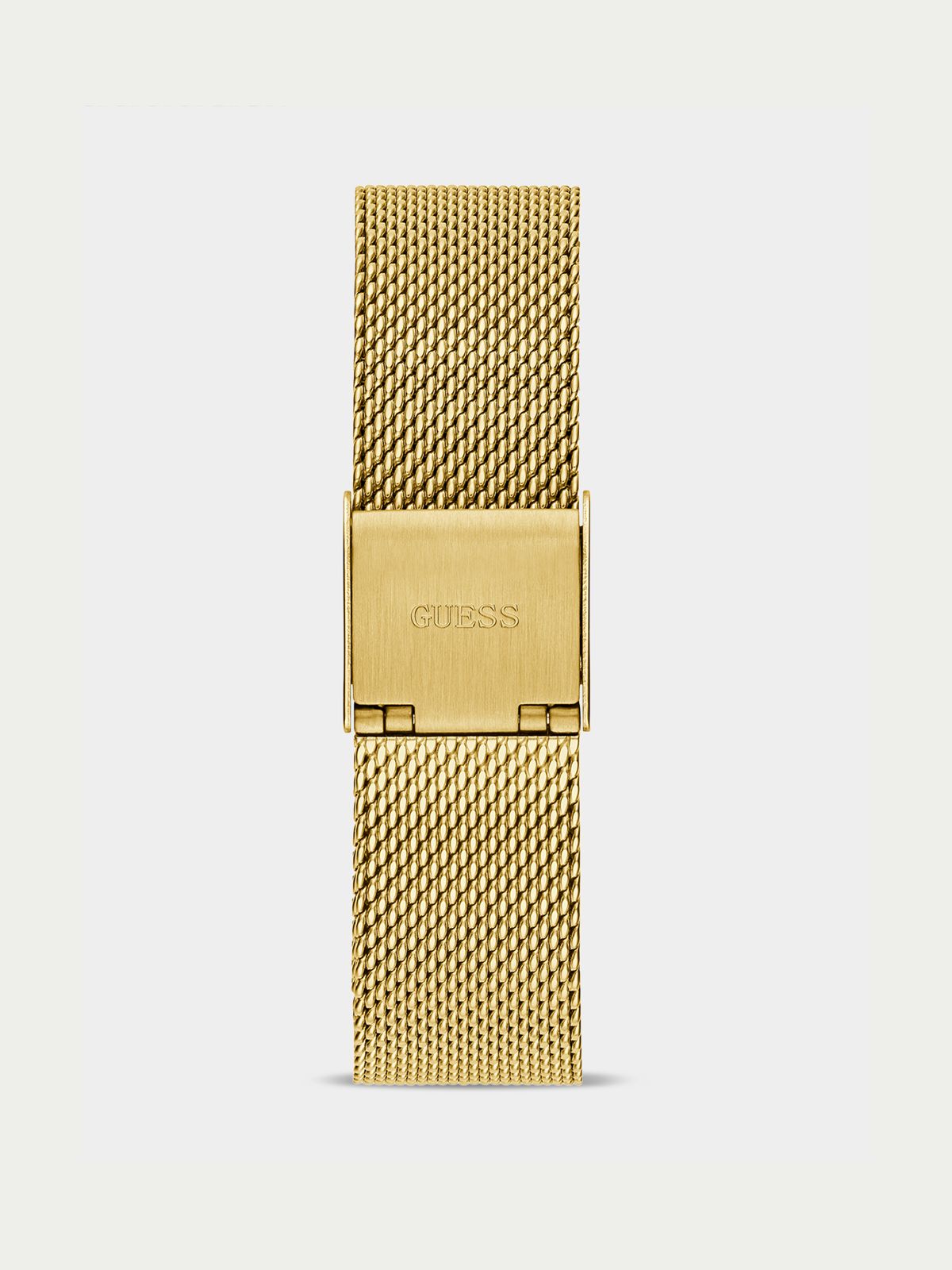 Guess Women's Tapestry Gold Plated Stainless Steel Mesh Watch - Bash.com