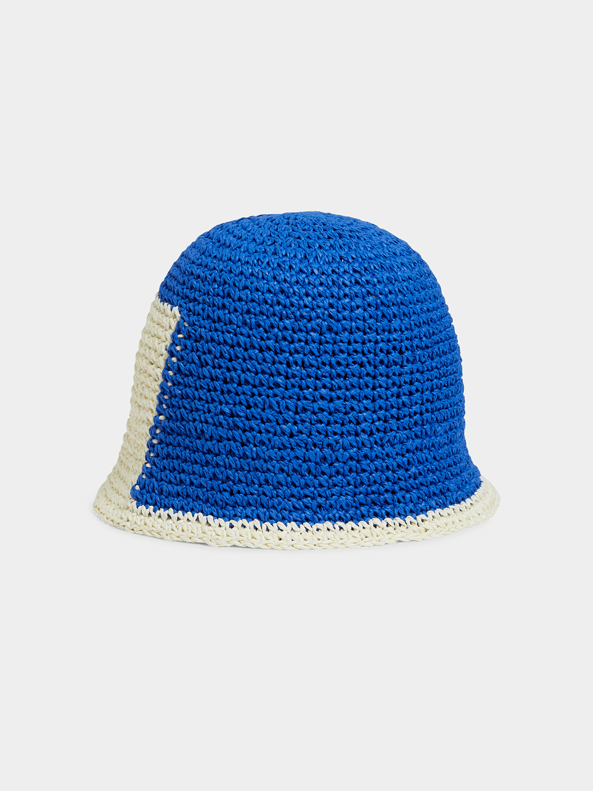 Men's Blue & Stone Crochet Bucket Hat - Bash.com