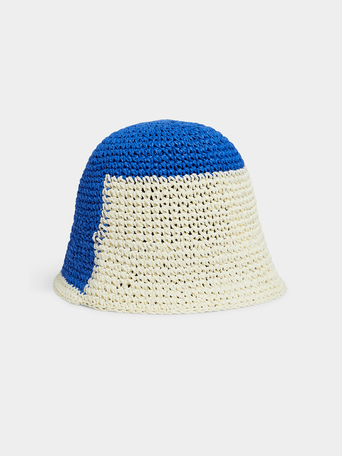 Men's Blue & Stone Crochet Bucket Hat - Bash.com