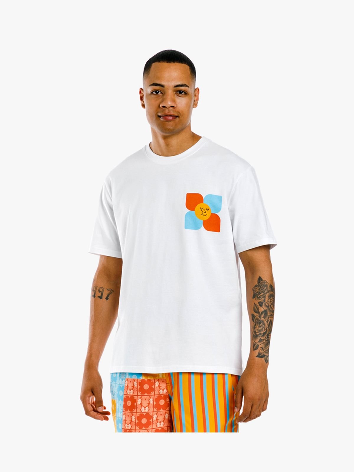 MKM White Yay Abe x Graphic T-Shirt - Bash.com