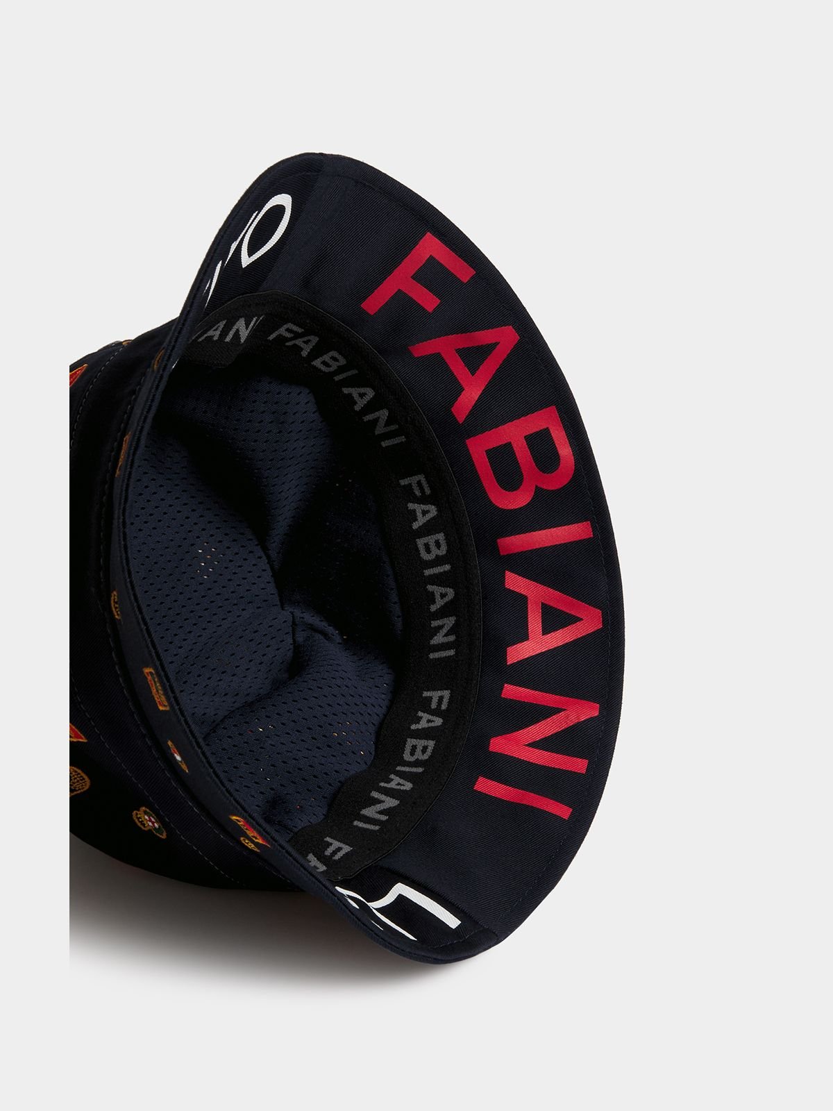 Men's Fabiani Collezione Satin Peak Navy Cap - Bash.com