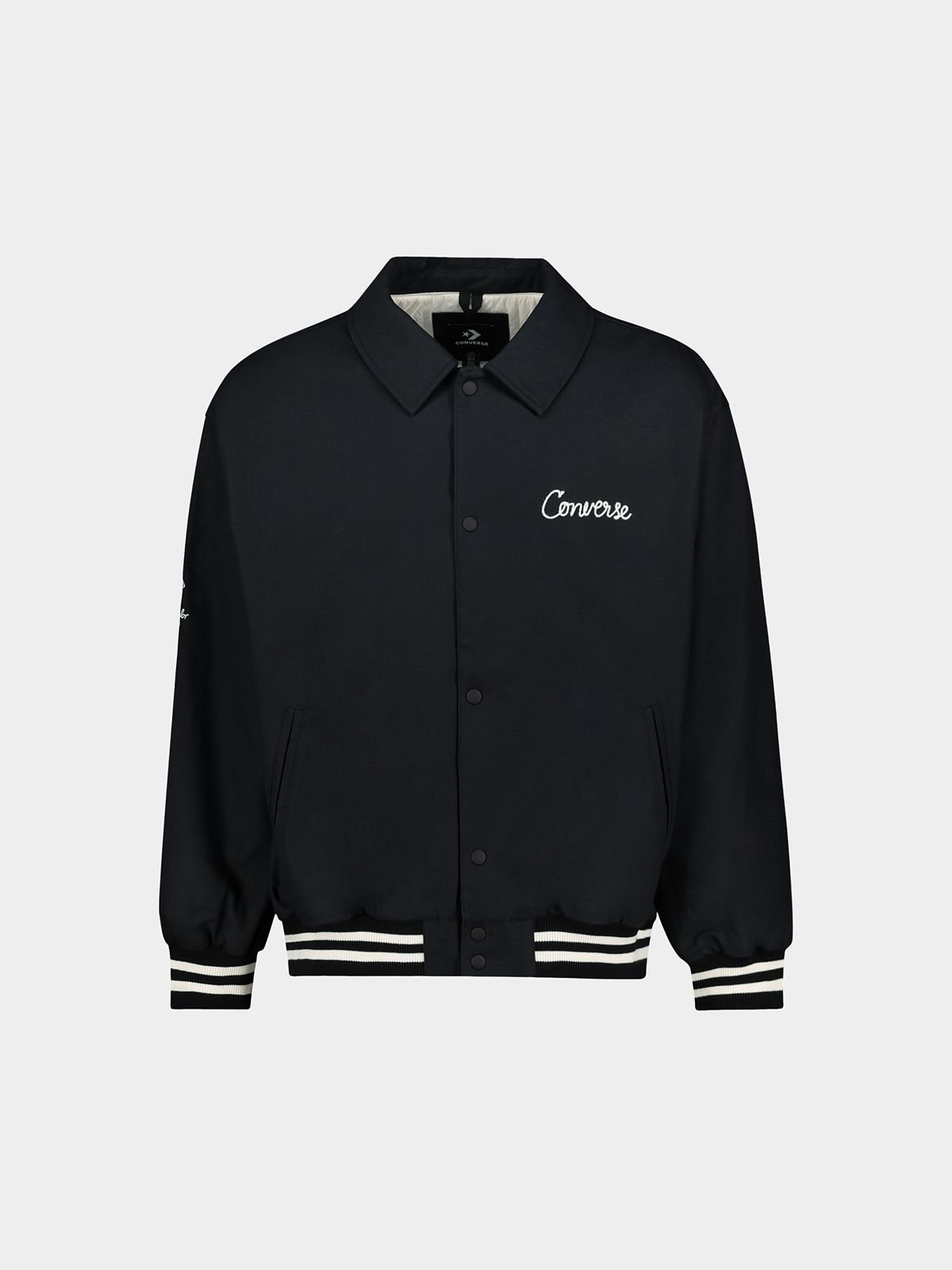 Converse Men's Black Bomber Jacket - Bash.com