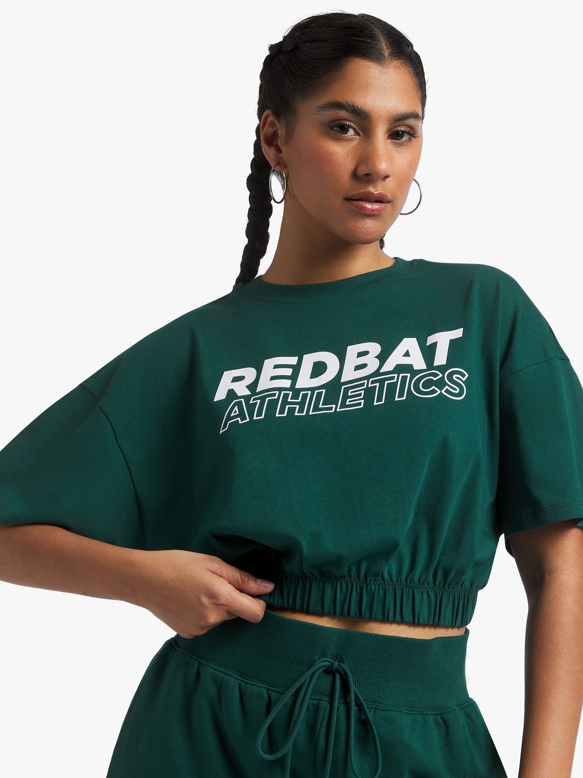 Redbat Athletics Women's Green Cropped Top - Bash.com