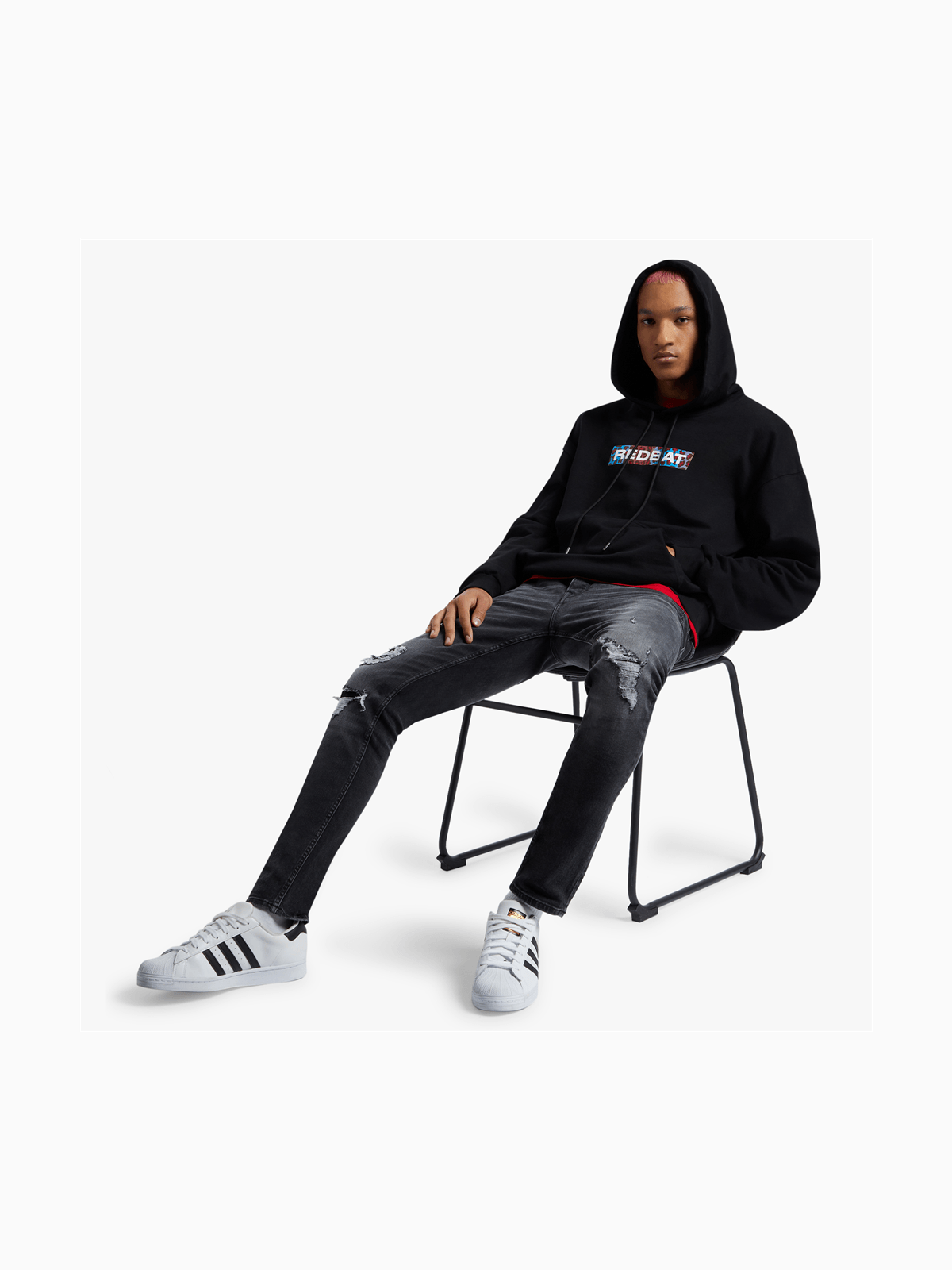 Redbat Men's Black Hoodie - Bash.com