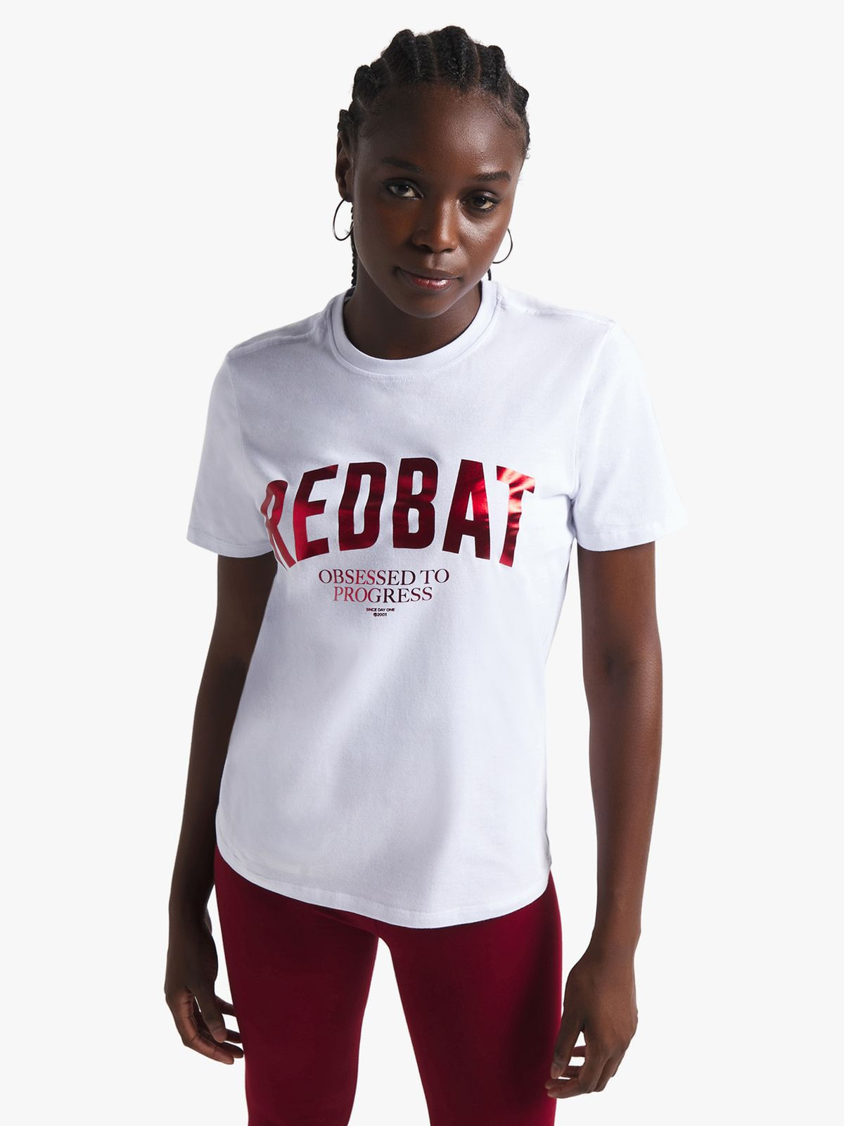 Redbat Women's White Graphic T-Shirt - Bash.com