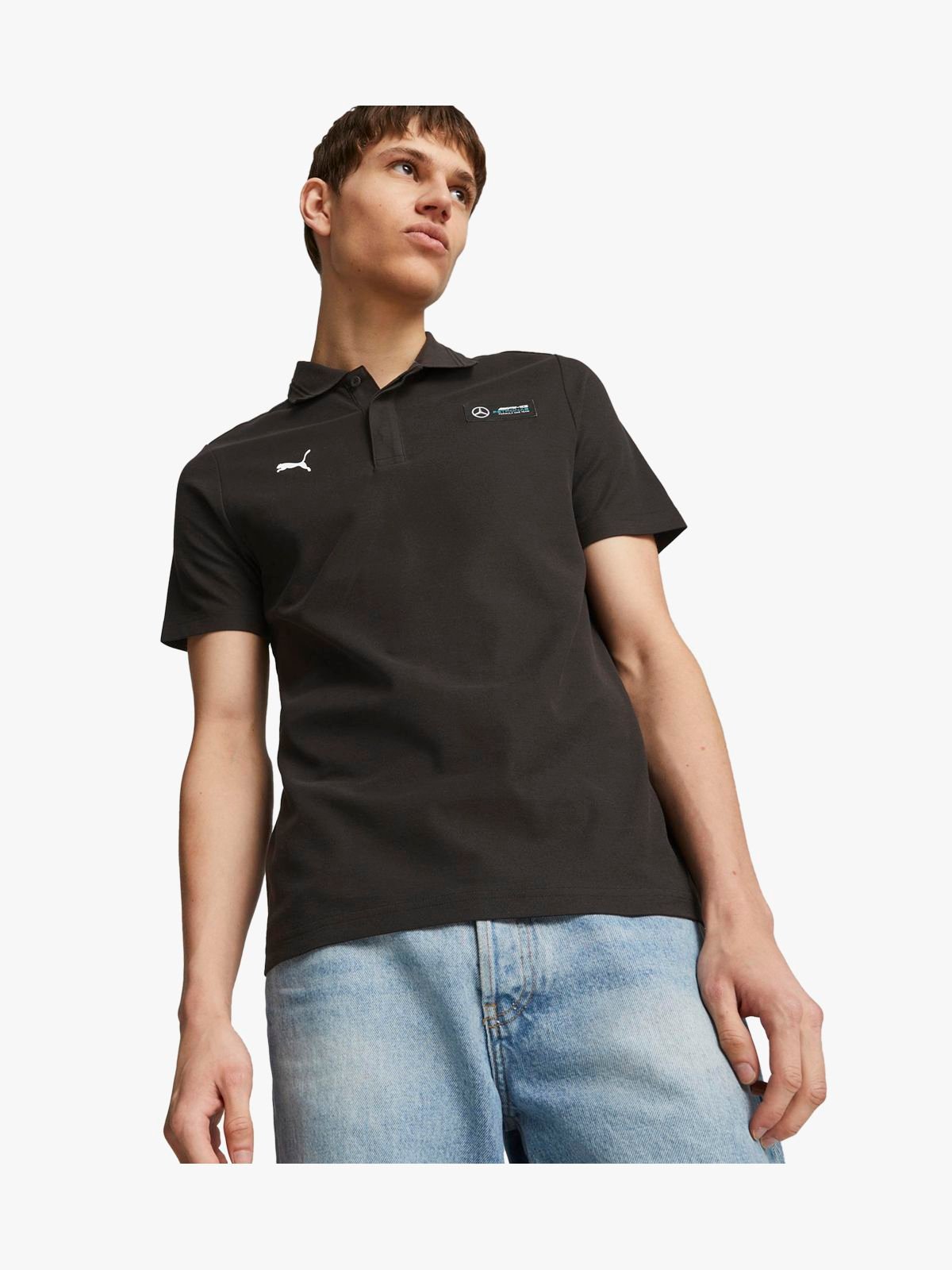 Puma Men's MAPF1 Black Polo - Bash.com