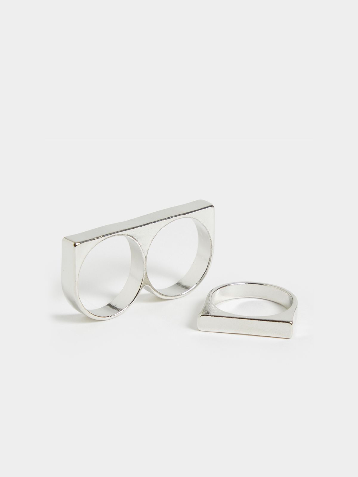 Men's Silver Knuckle Buster Rings - Bash.com