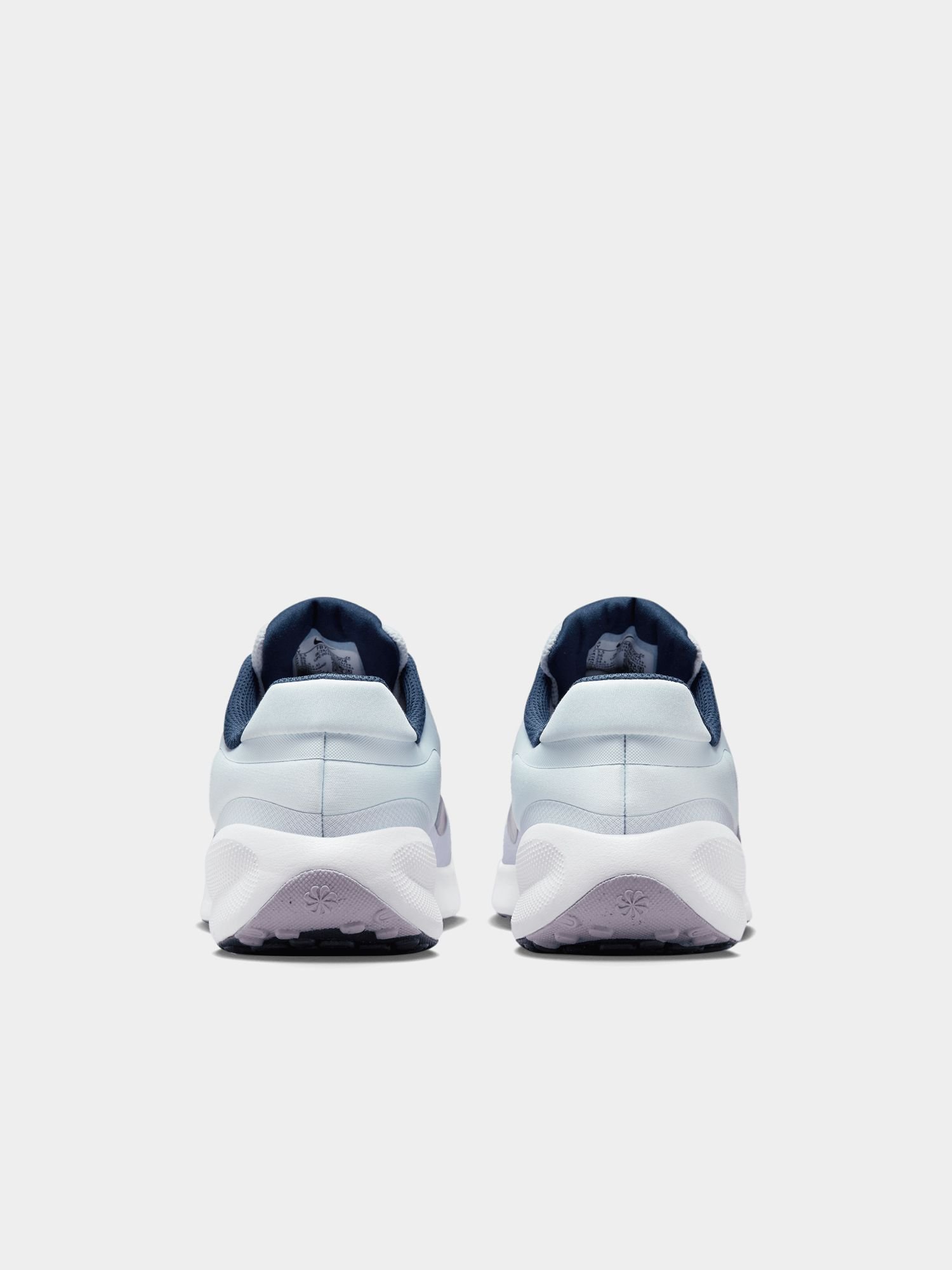 Junior Grade-School Nike Revolution 7 Grey/Lilac/White Shoes - Bash.com