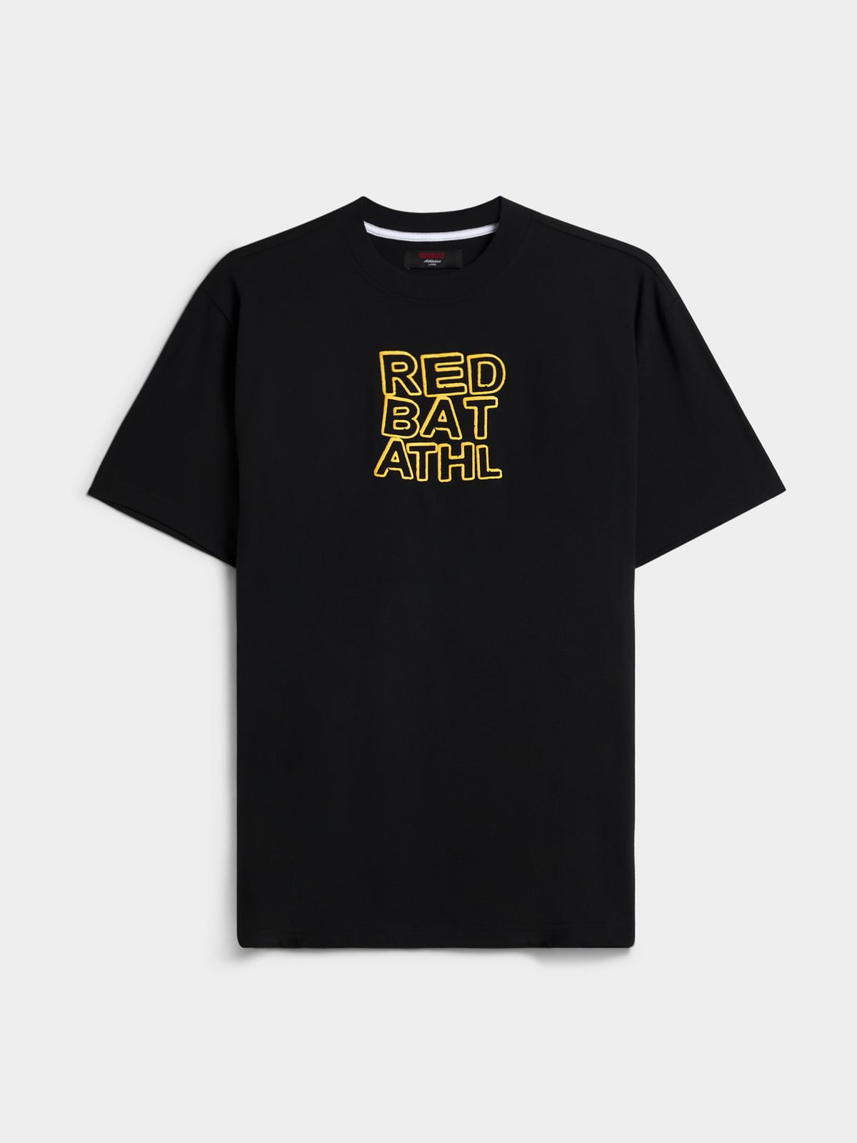 Redbat Athletics Men's Black T-Shirt - Bash.com