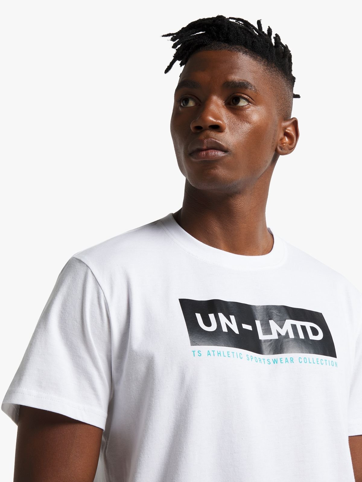 Mens TS Un-Lmtd White Graphic Tee - Bash.com