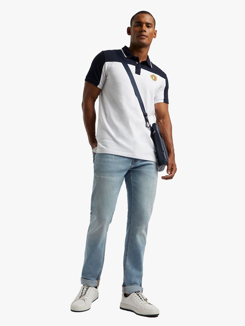 Fabiani Men's Denim Di Lusso Light Wash Blue Slim Leg Denim - Bash.com