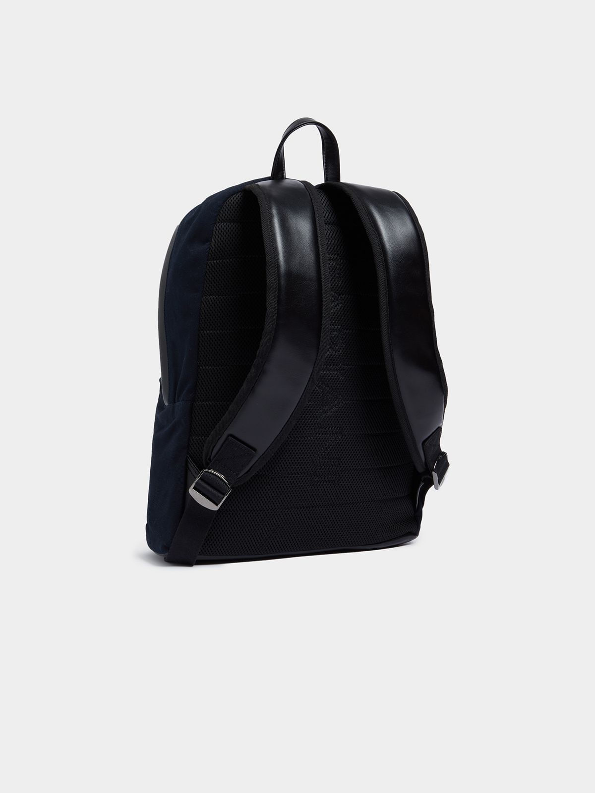 Men's Fabiani Canvas Navy Backpack - Bash.com