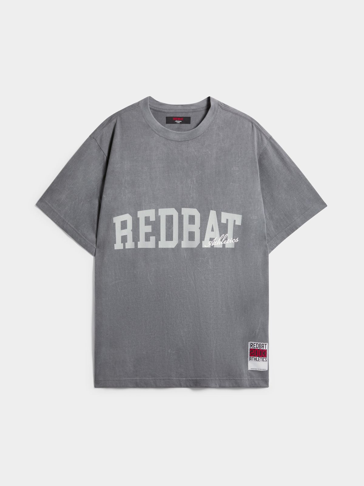 Redbat Athletics Men's Charcoal Relaxed Graphic T-Shirt - Bash.com