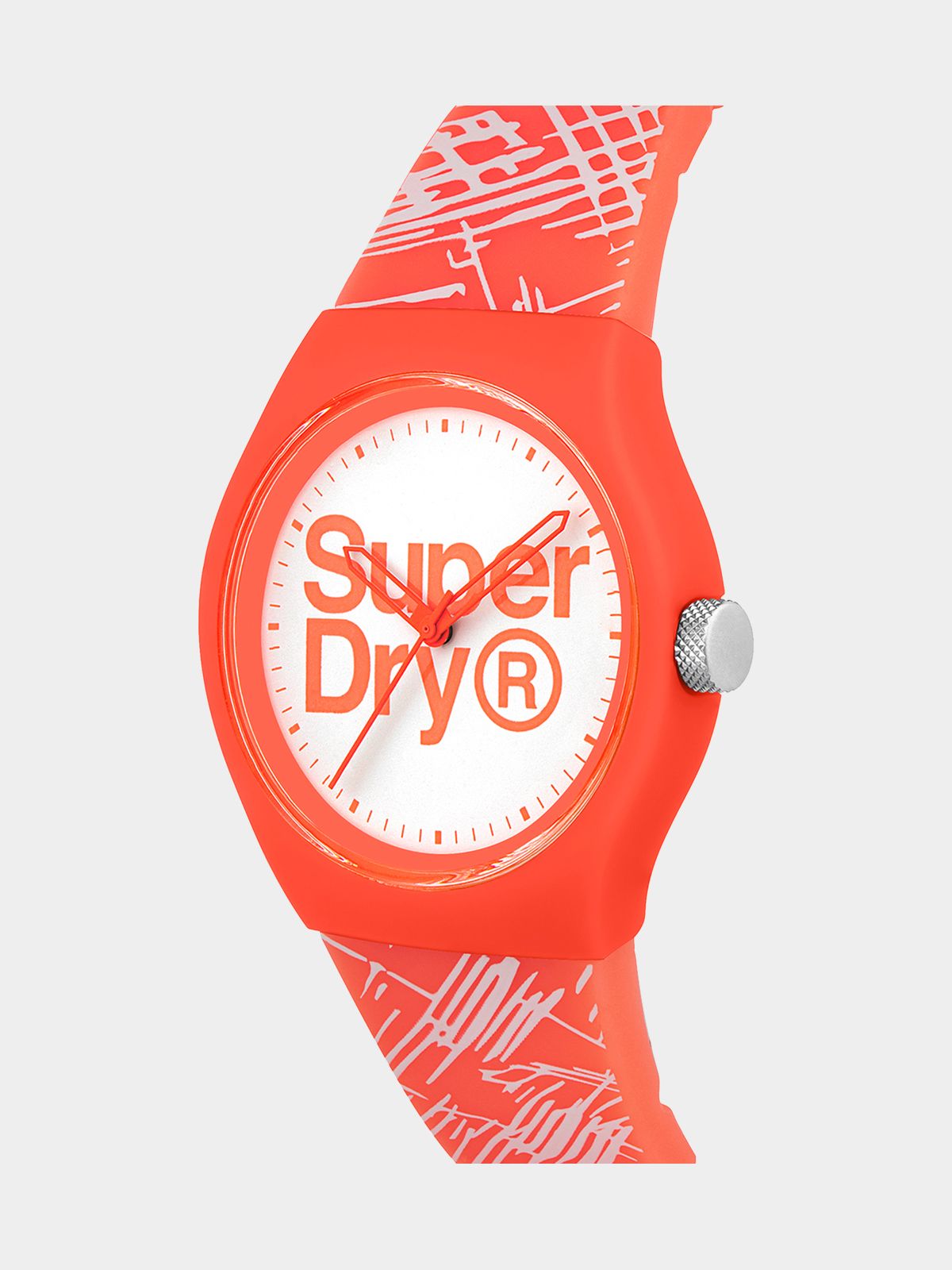 Superdry Women's Urban Coral Silicone Watch - Bash.com