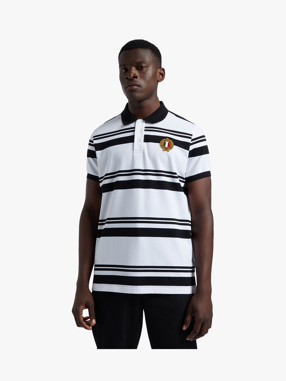 Men's Fabiani Variegated Stripe Polo - Bash.com