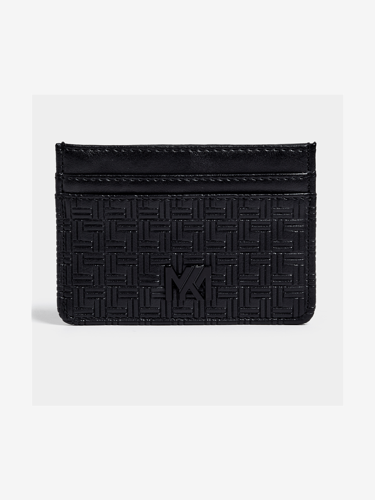 Men's Markham Black Embossed Cardholder Wallet - Bash.com