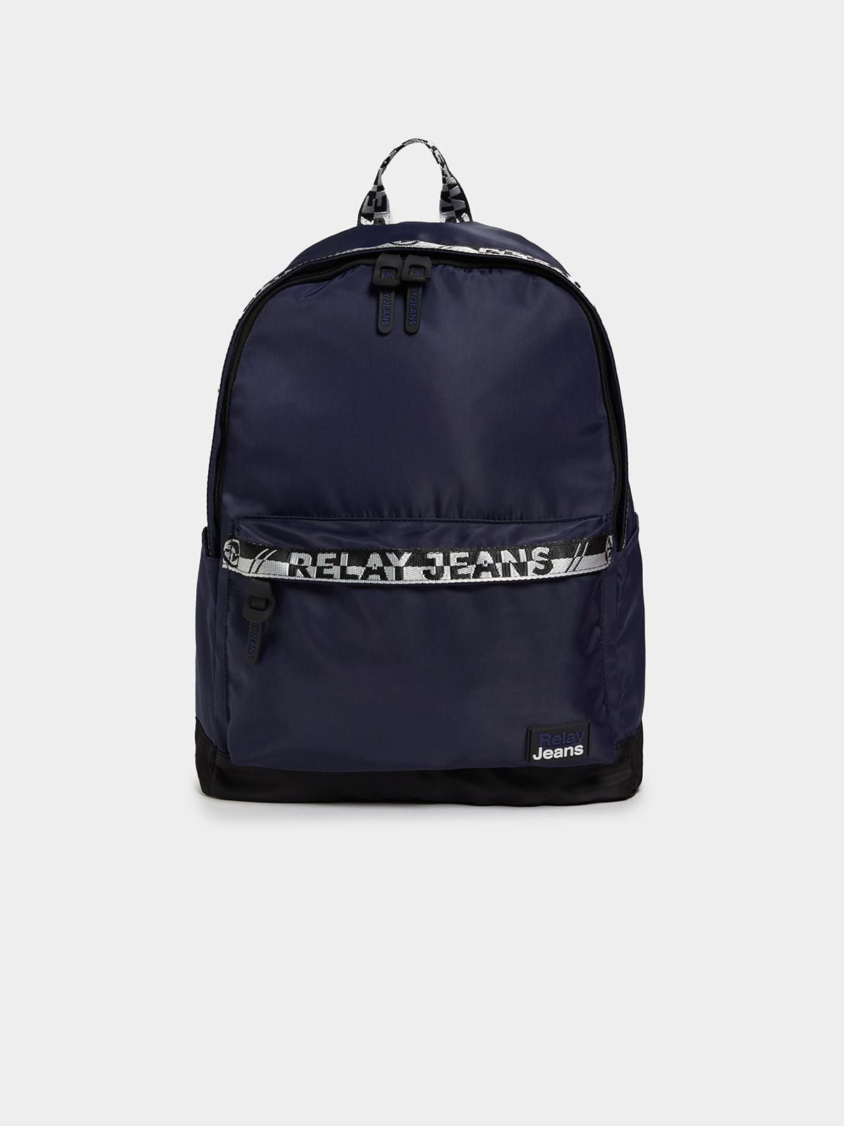 RJ Navy Logo Branded Backpack - Bash.com
