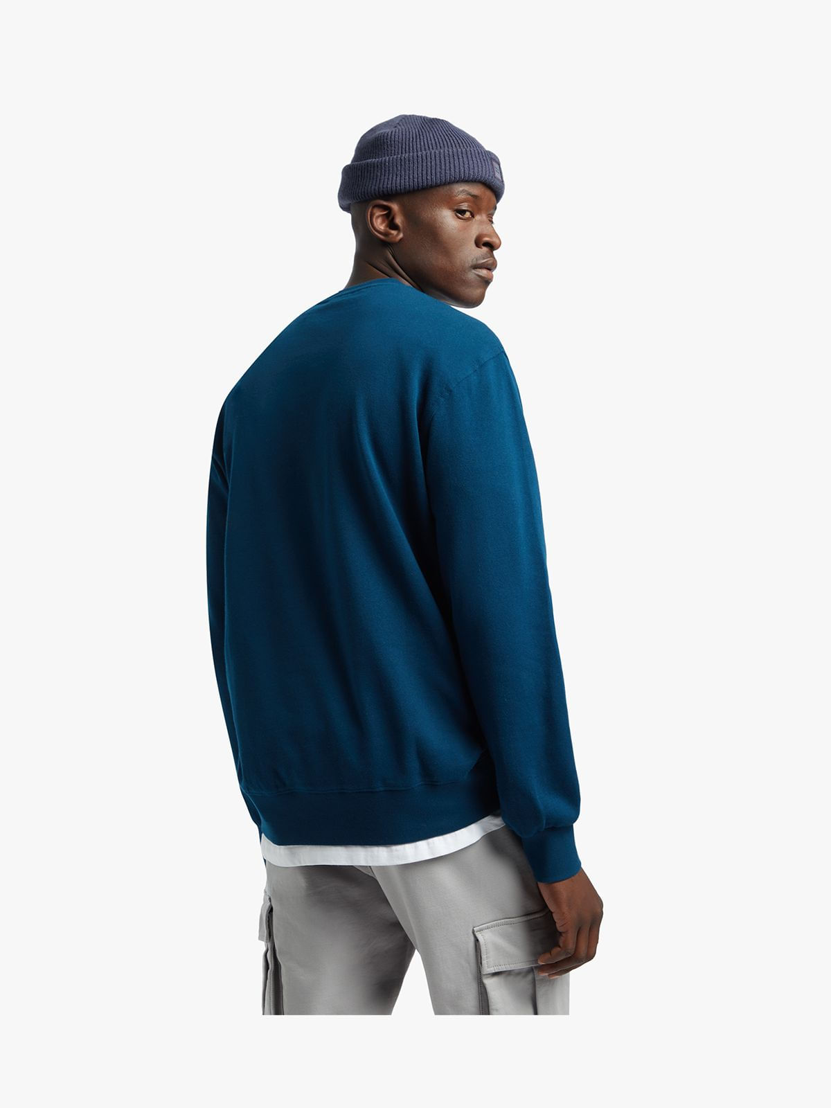 MKM Teal Basic Crewneck - Bash.com