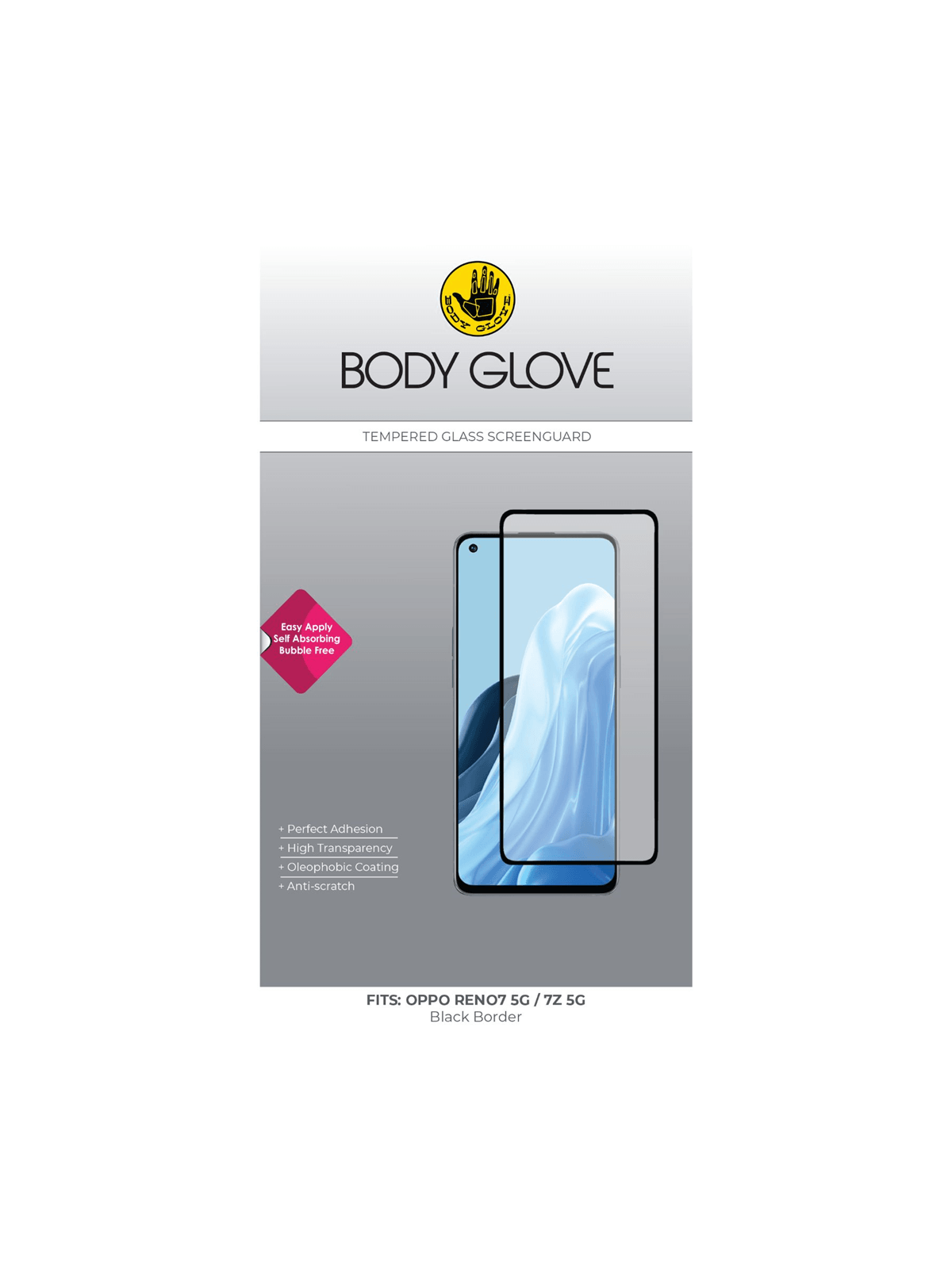 Body Glove T Glass Screen Protector Oppo Reno7 5g 6411