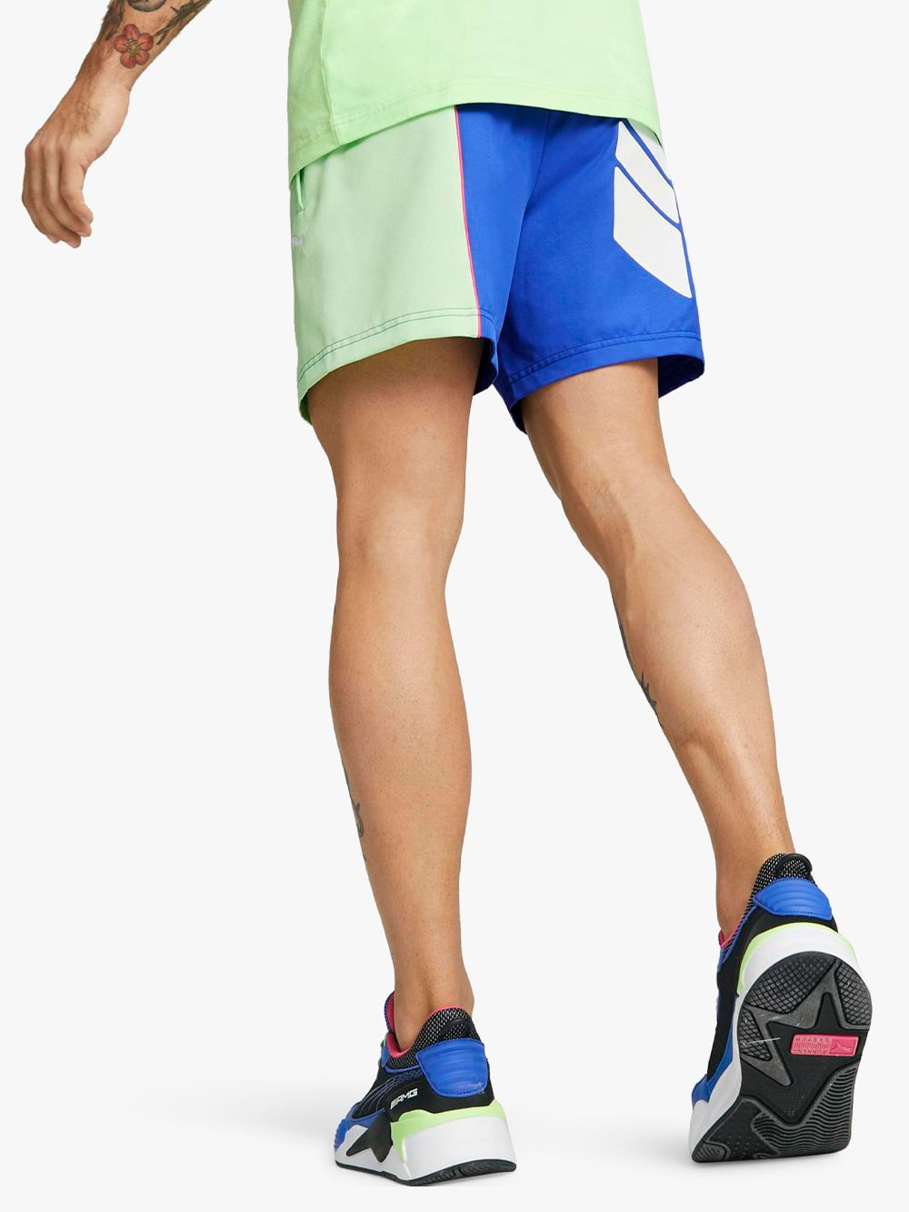 Puma Men's AMG Motorsport Saphire Blue Shorts - Bash.com