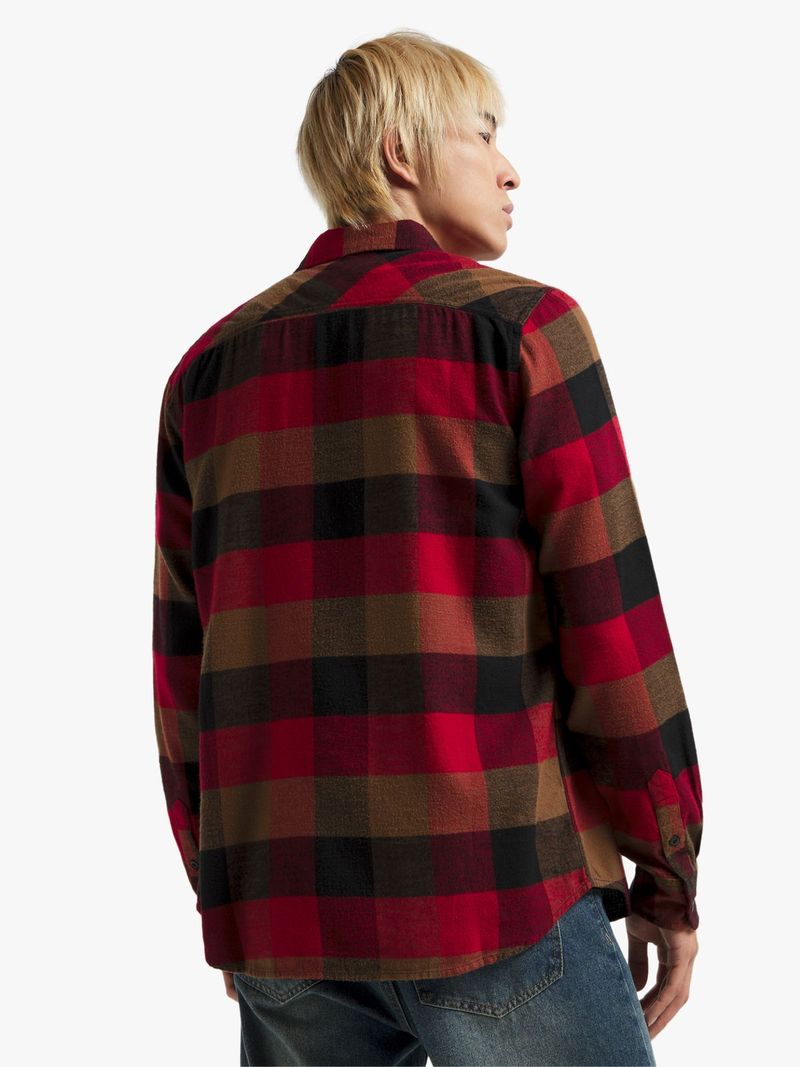 Vans Mens Red Flannel Shirt
