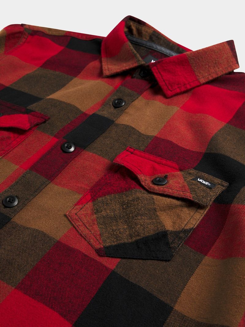 Vans Mens Red Flannel Shirt