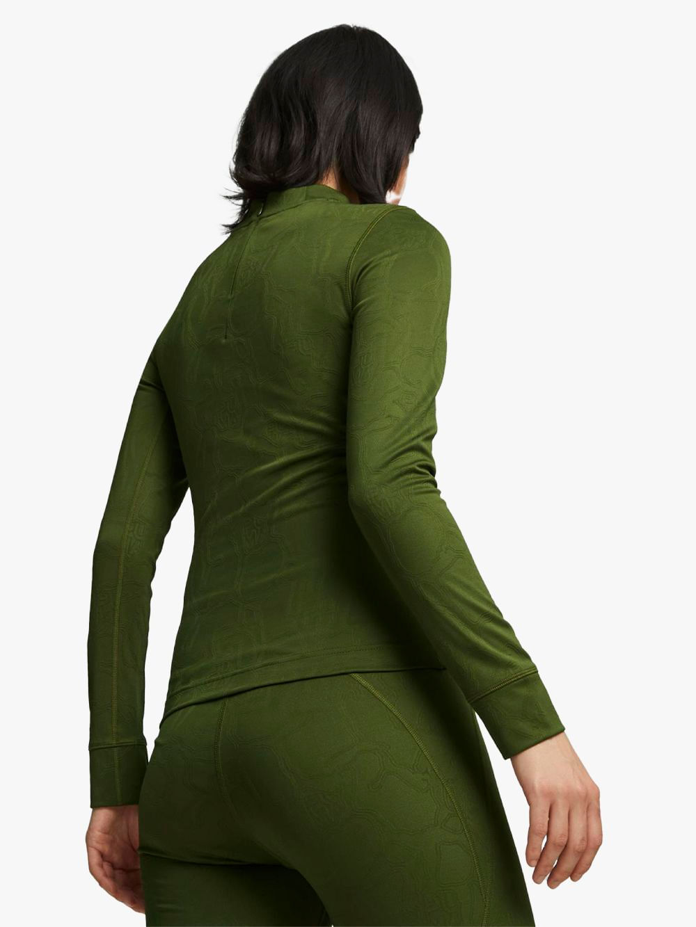 Puma Women's Infuse Forest Green Top - Bash.com