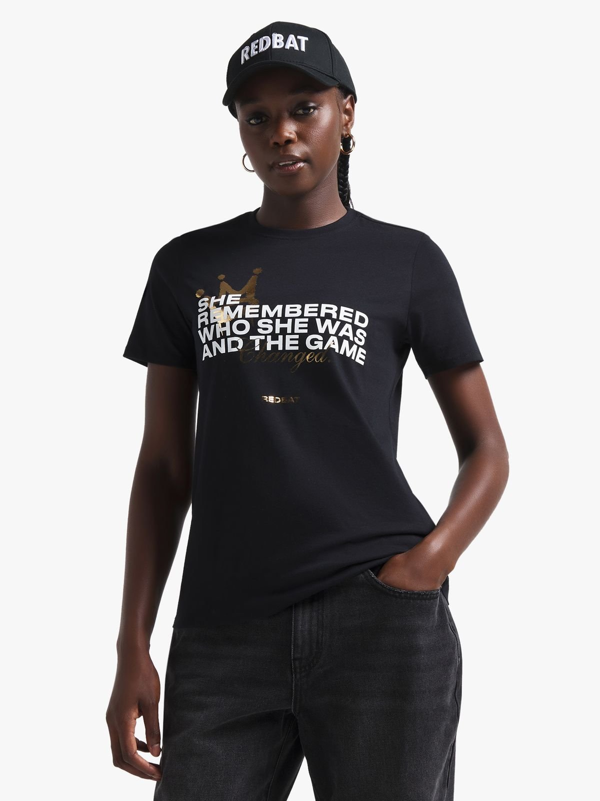 Redbat Women's Black T-Shirt - Bash.com