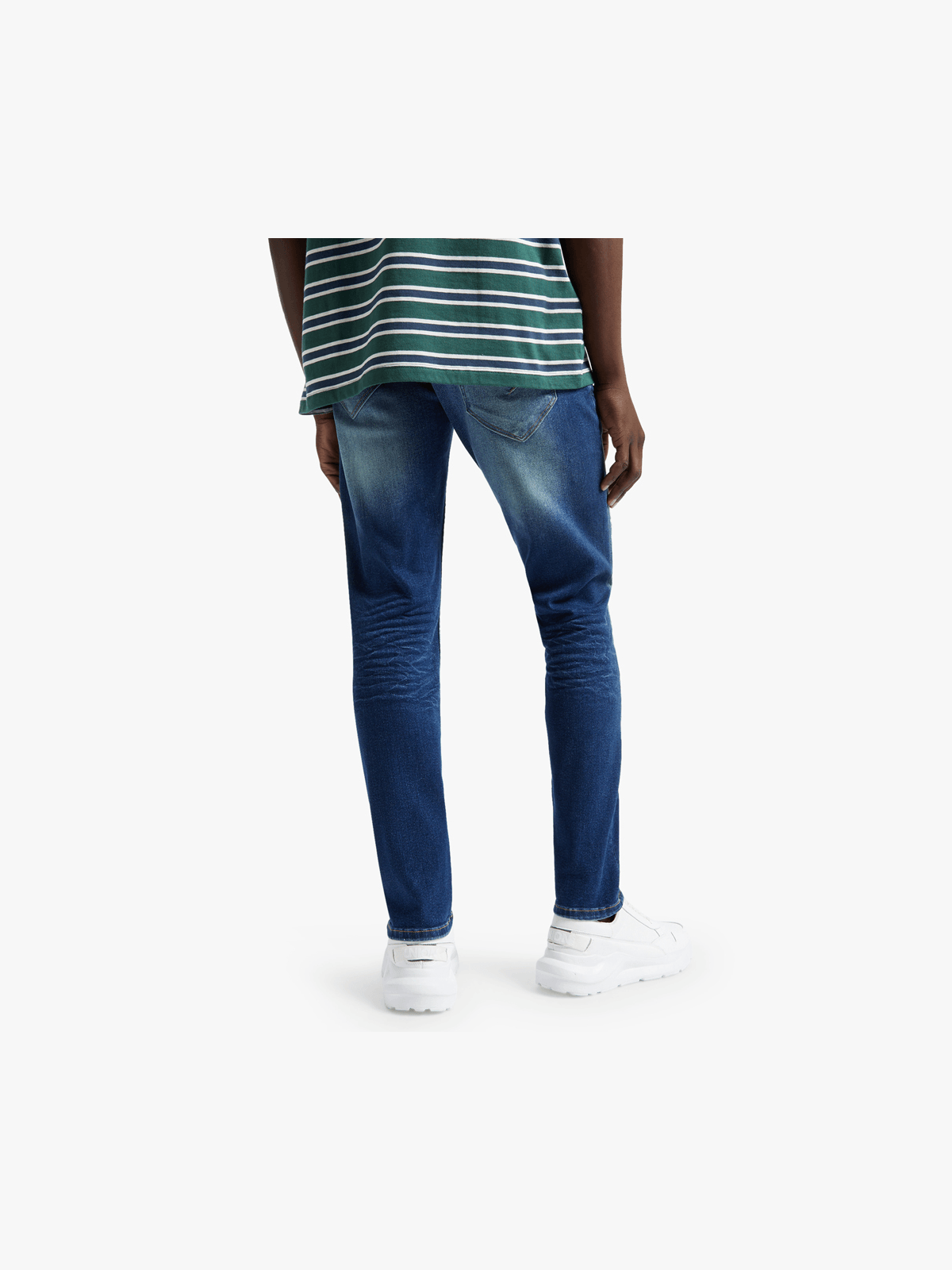 Men's Relay Jeans Slim Straight Blue Tinted Jeans - Bash.com