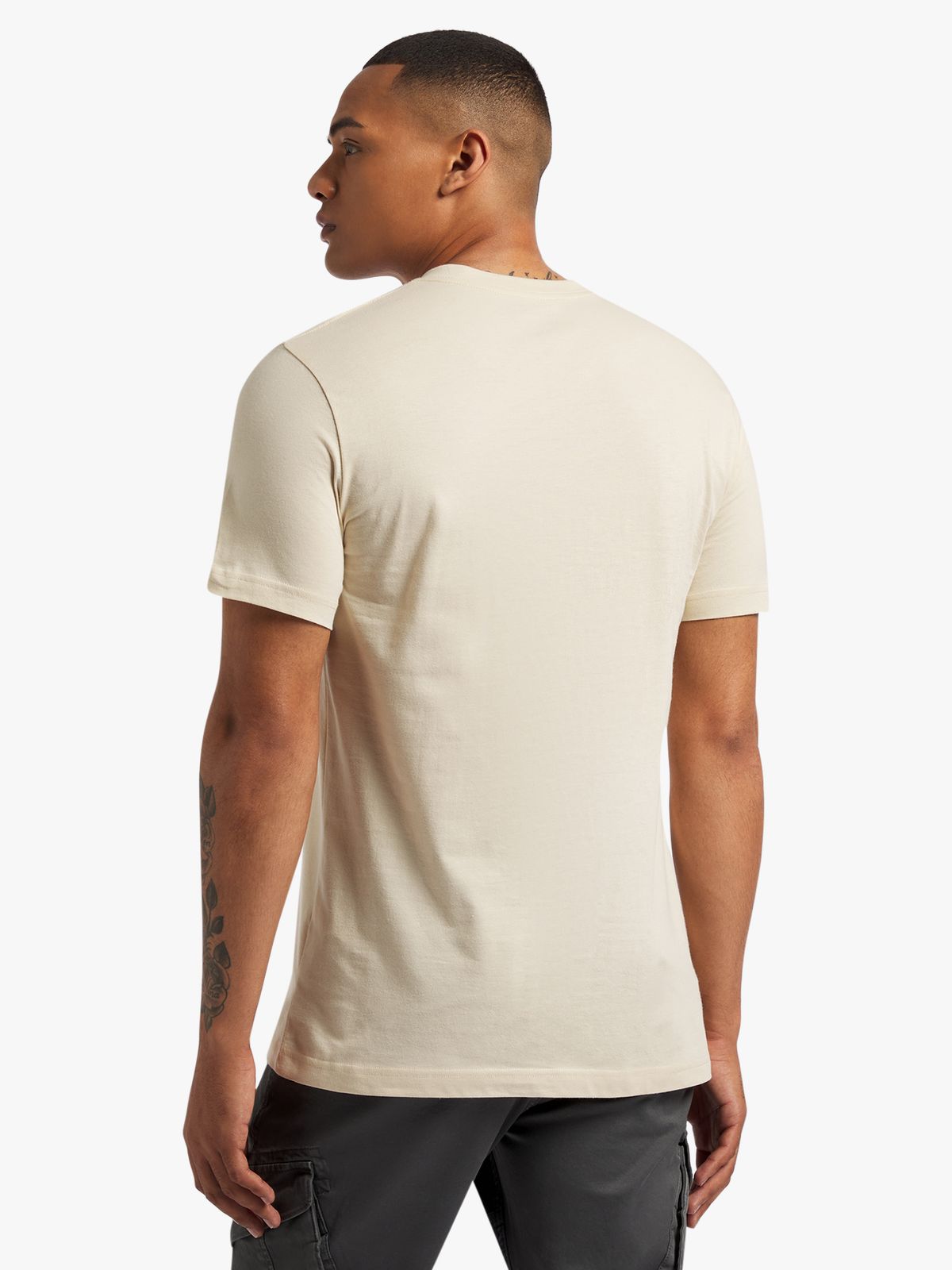 Men's Markham V-Neck Basic Natural T-Shirt - Bash.com
