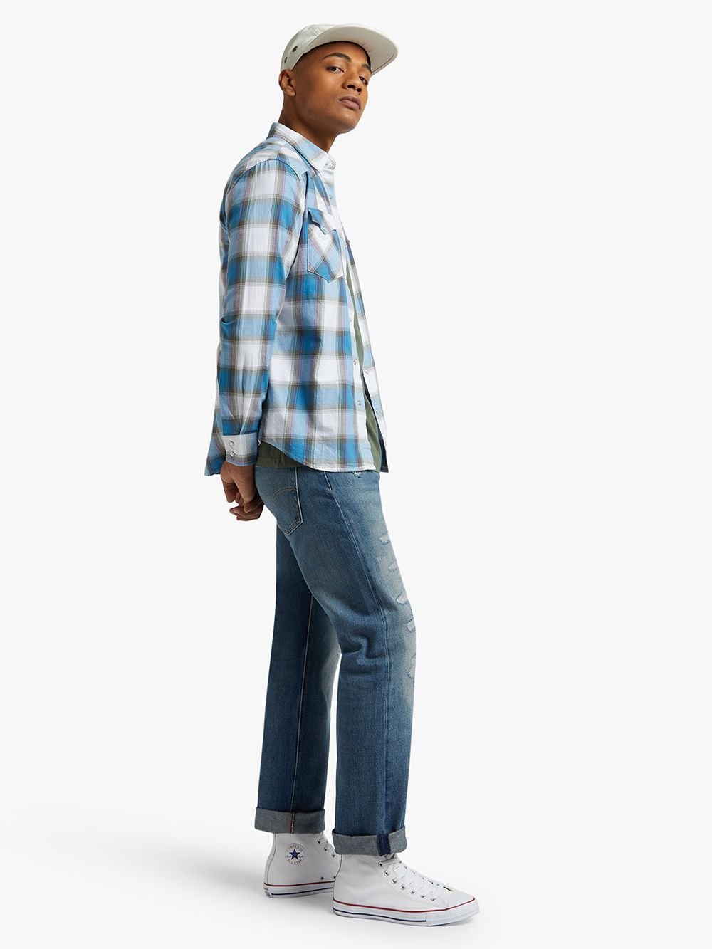 Men's Levi's 501 Madison Square Garden Blue Jeans - Bash.com