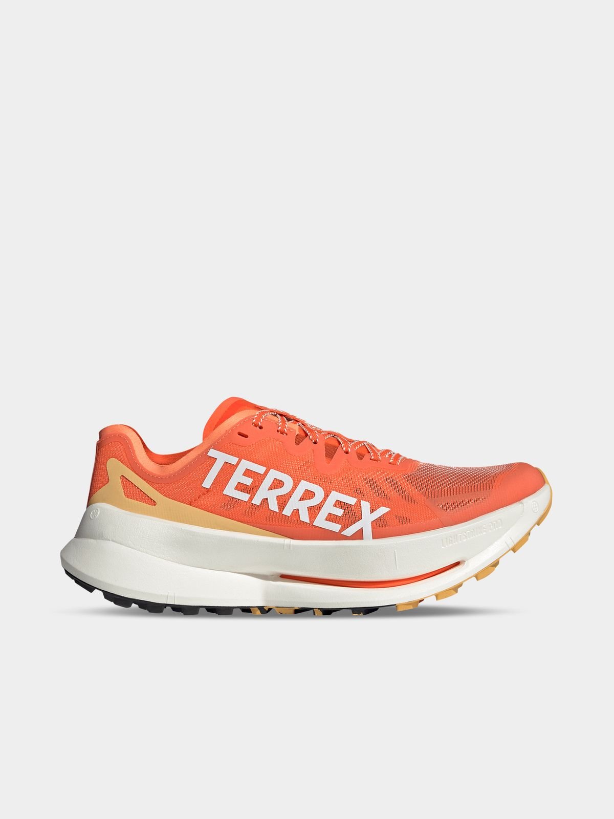 Mens adidas Agravic Speed Ultra Orange/White Trail Running Shoes - Bash.com