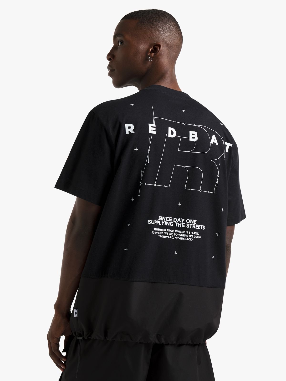 Redbat Men's Black Relaxed T-Shirt - Bash.com