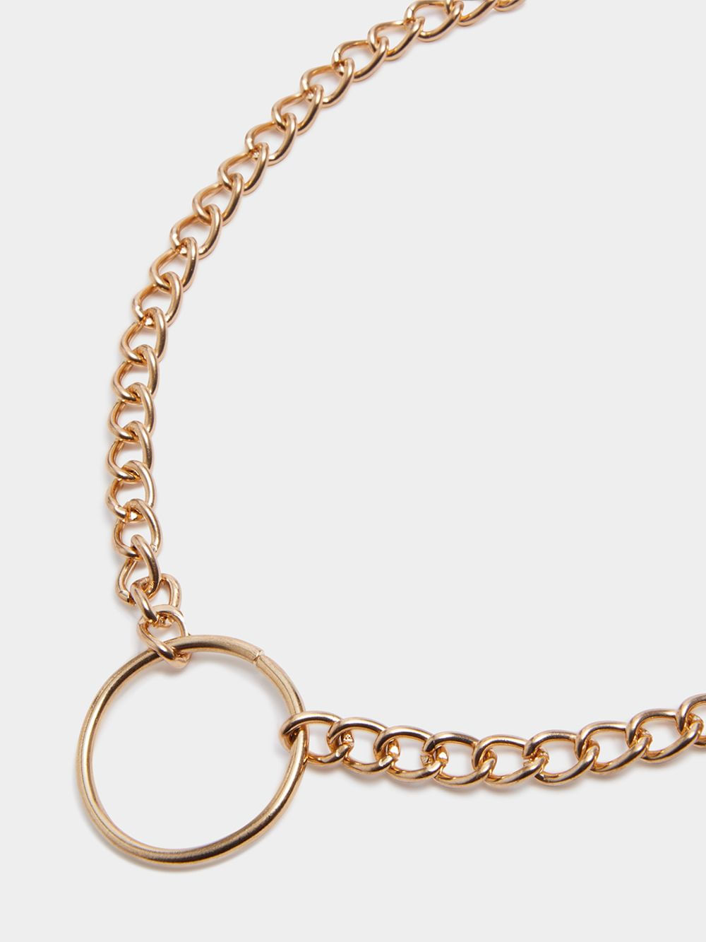 Women's Gold Circle Chain Necklace - Bash.com