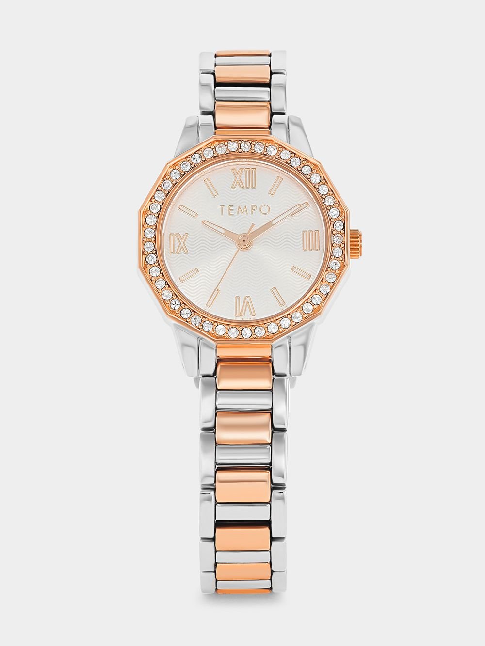 Tempo Women’s Two-Tone Silver Bracelet Watch - Bash.com