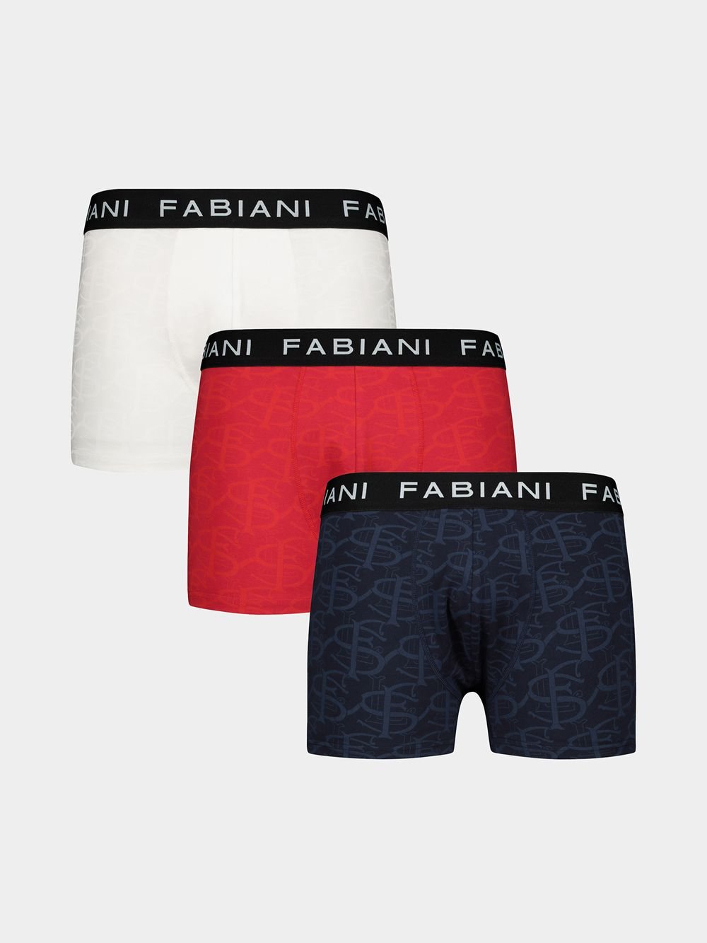 Fabiani Men's 3-Pack Monogram Trunks - Bash.com