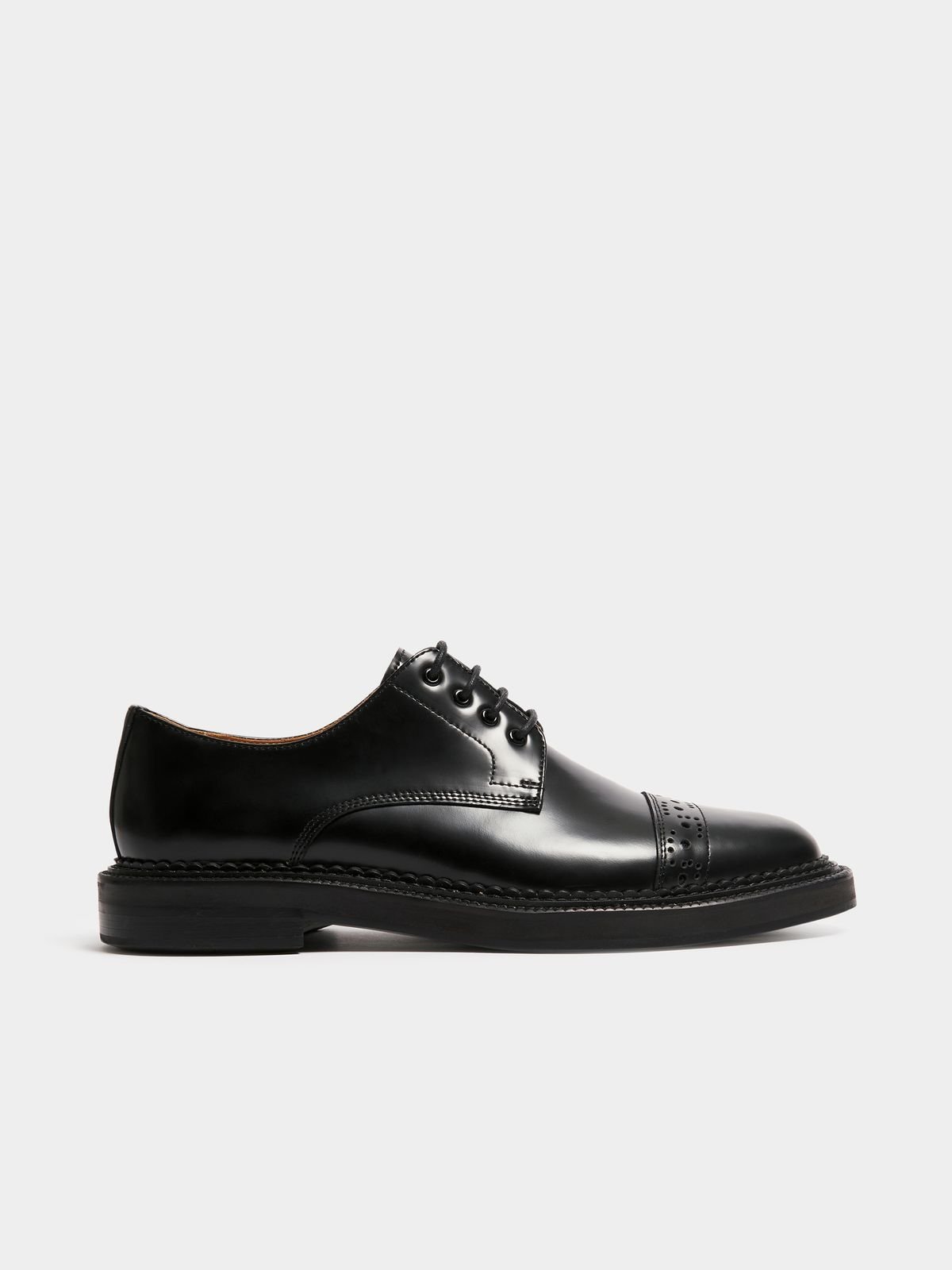 Fabiani Men's Toe Cap Lug Sole Derby Formal Shoes - Bash.com
