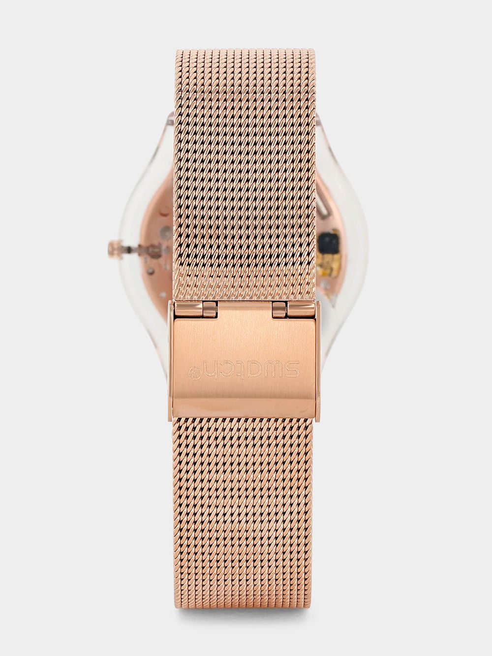 Swatch Hello Darling Stainless Steel Milanese Mesh Strap Watch - Bash.com