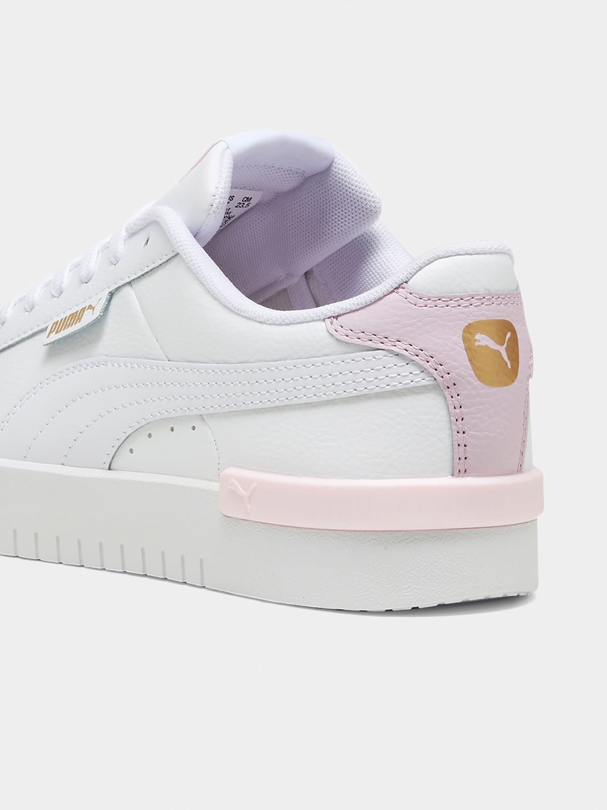 Womens Puma Jada Renew White/Gold/Grape Sneakers - Bash.com