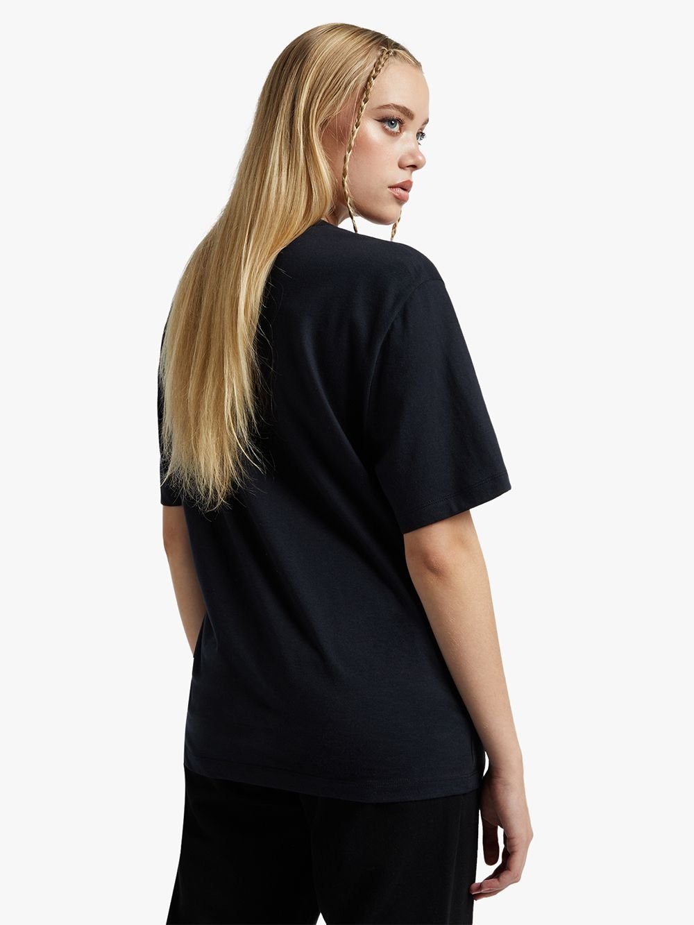 Women's Black Cyber Girl Graphic Top - Bash.com