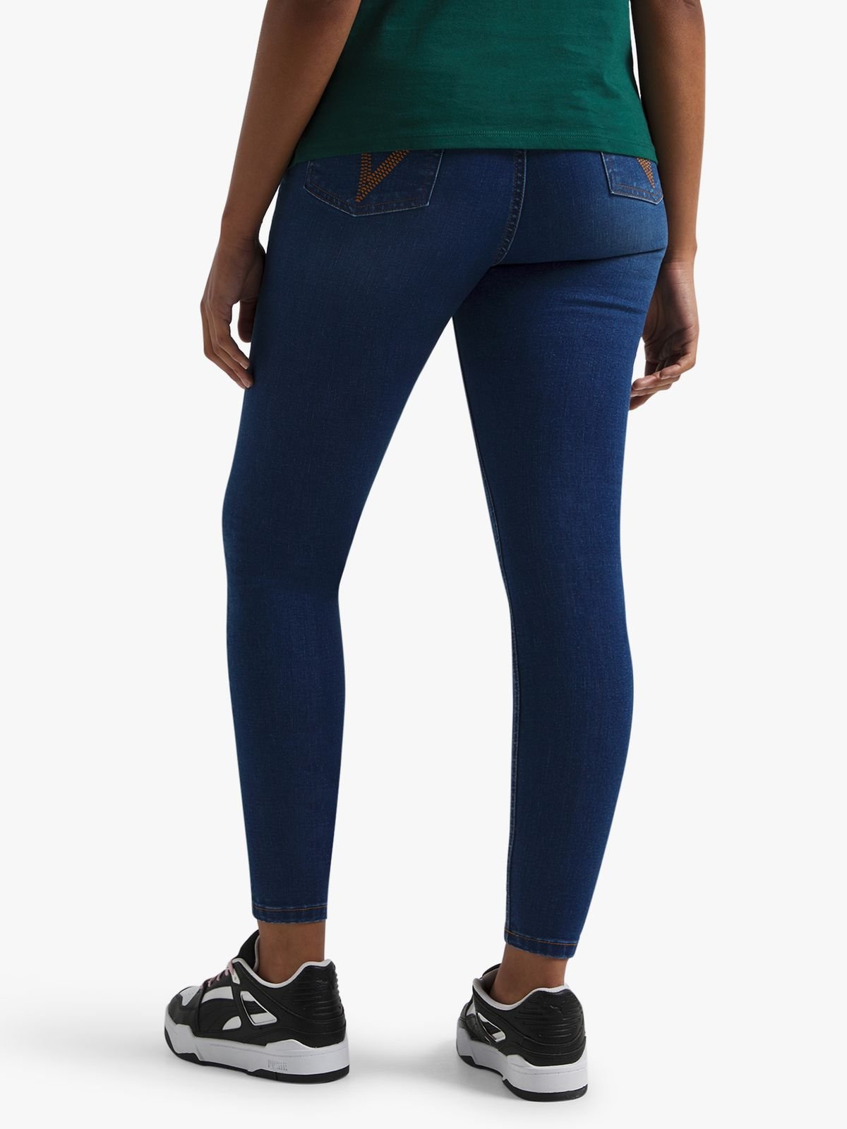 Redbat Women's High Rise Medium Wash Skinny Jeans - Bash.com