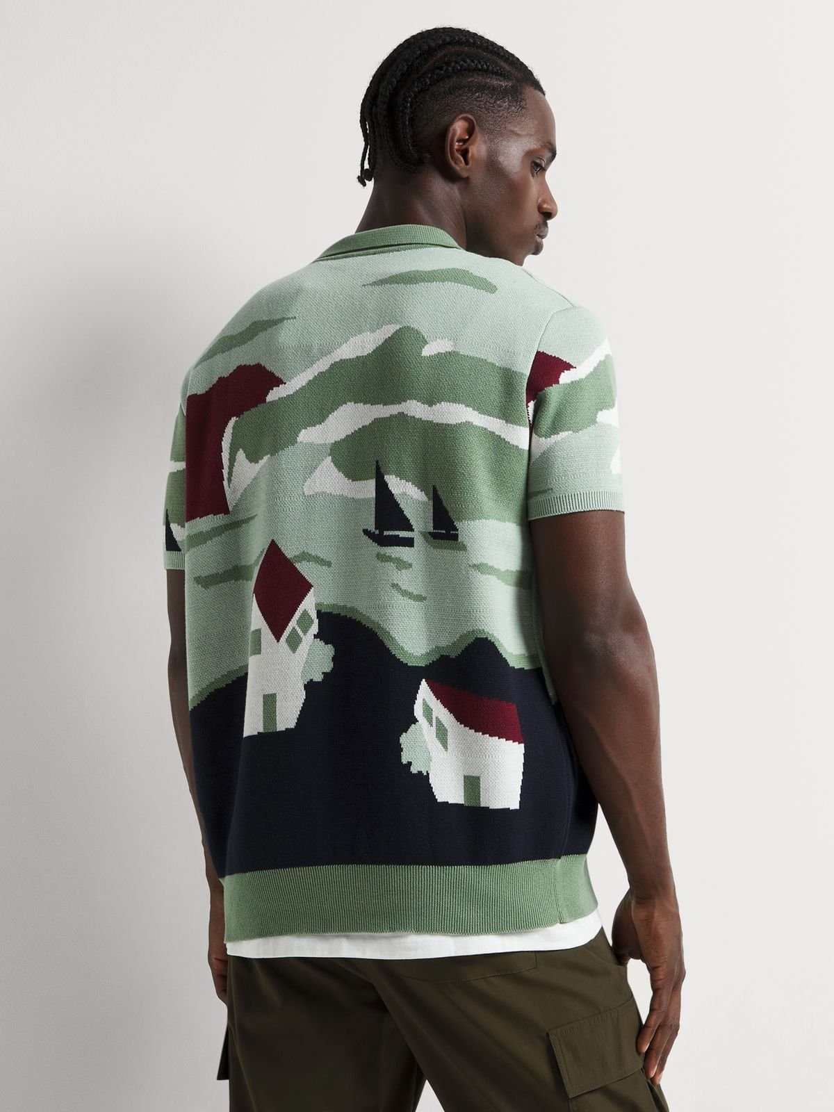 Men's Markham House Design Knitwear Multicolour Golfer - Bash.com
