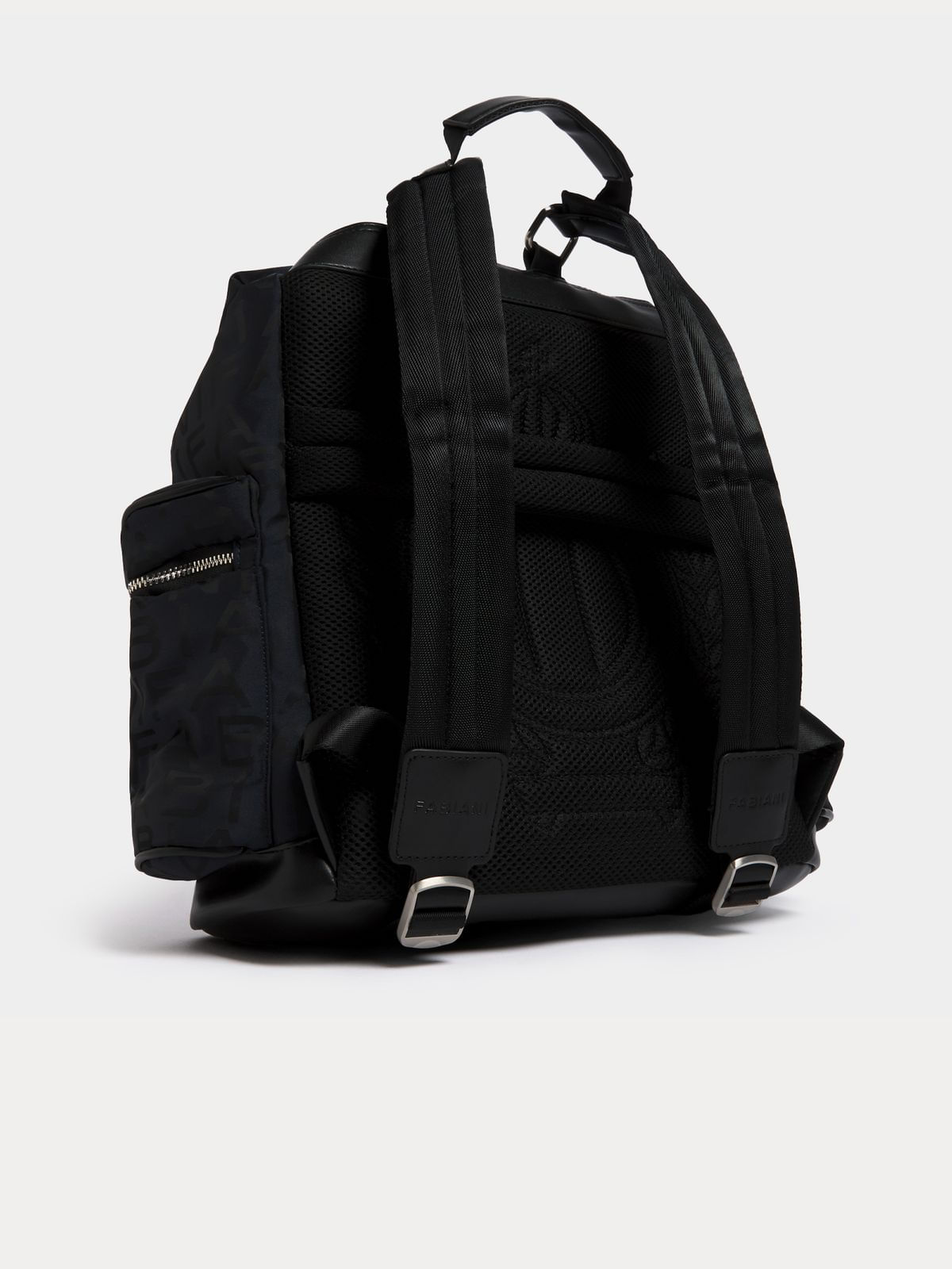 Fabiani Men's Monogram Nylon Navy Backpack - Bash.com